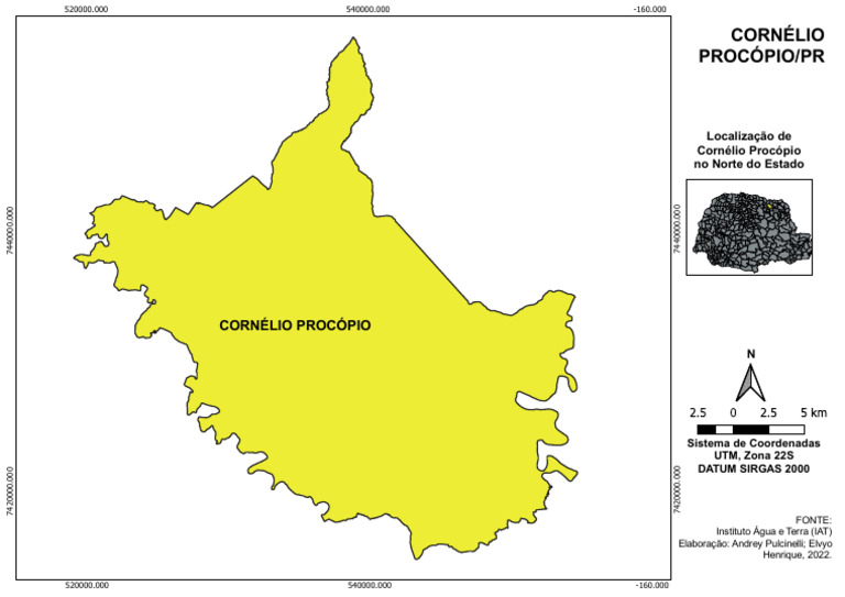 Mapa de Cornélio Procópio, PR | PDF