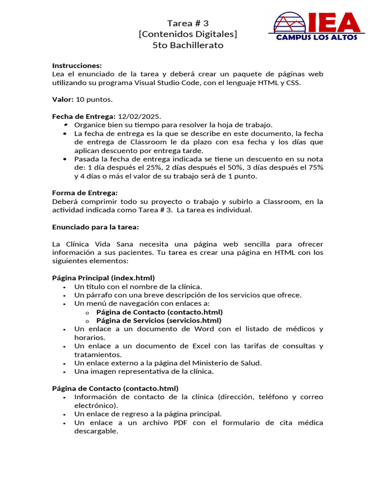 Tarea3 - ContenidosDigitales | PDF | Hipervínculo | HTML