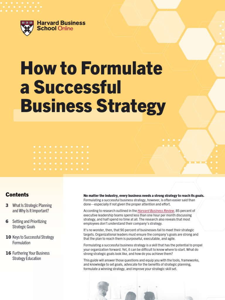 Formulating A Business Strategy 1739683457 | PDF | Strategic Management ...
