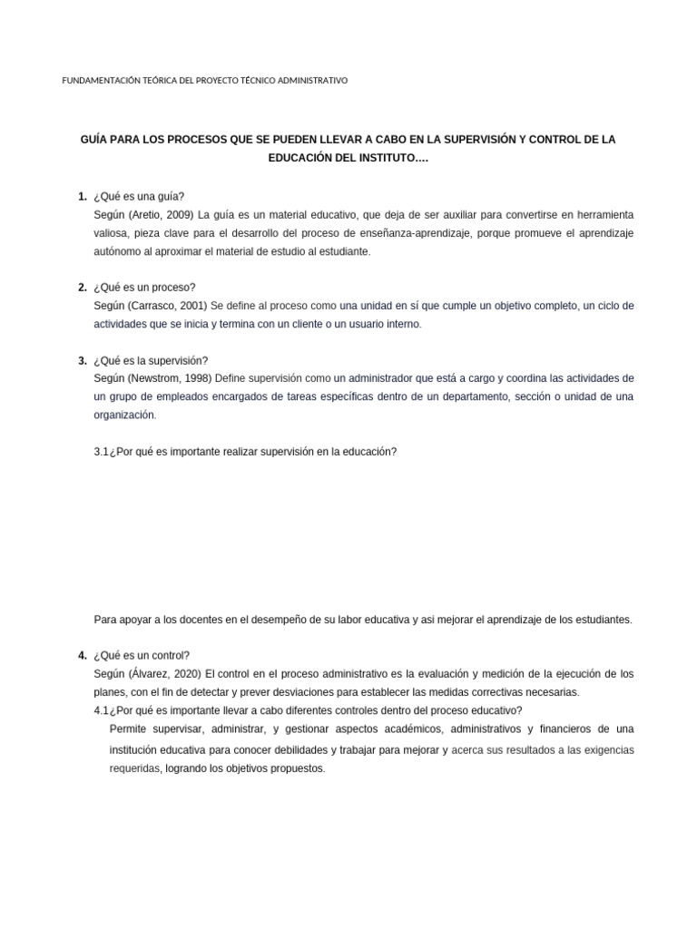 Supervisión y Control Educativo Efectivo | PDF | Evaluación | Enseñando