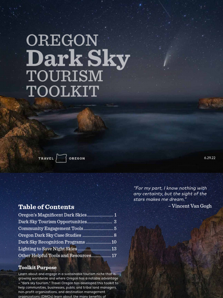 Oregon-Dark-Sky-Tourism-Toolkit-FINAL | PDF | Apparent Magnitude | Sky