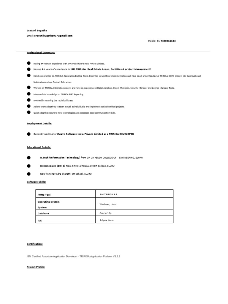 IBM Certified Associate Application Developer - TRIRIGA Application Platform V3.2.1 | PDF ...