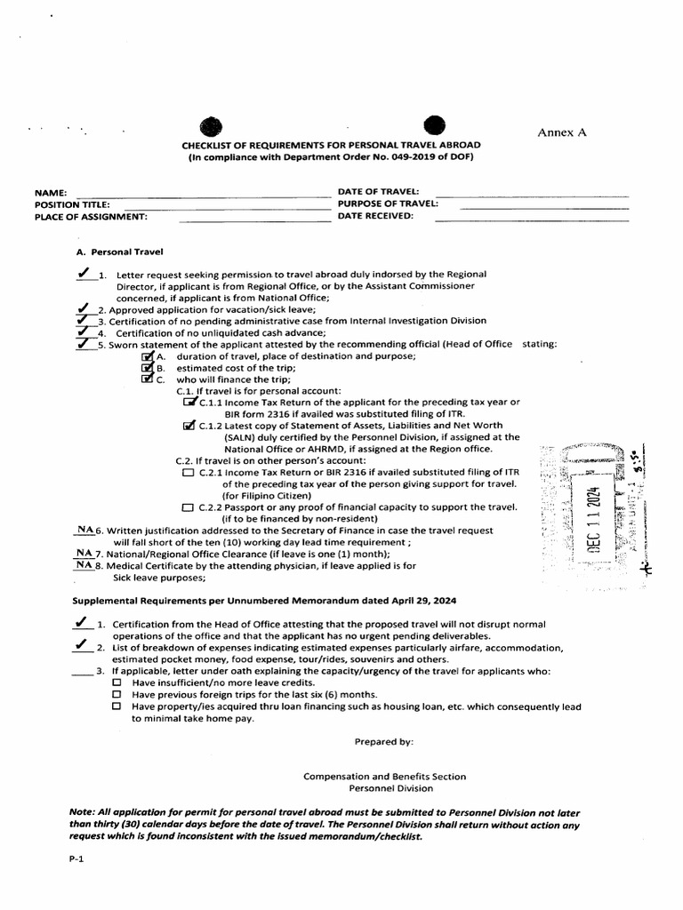 RMO No. 50-2024 Annexes | PDF