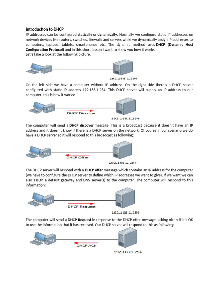 Share 'Introduction To DHCP | PDF | Domain Name System | Ip Address