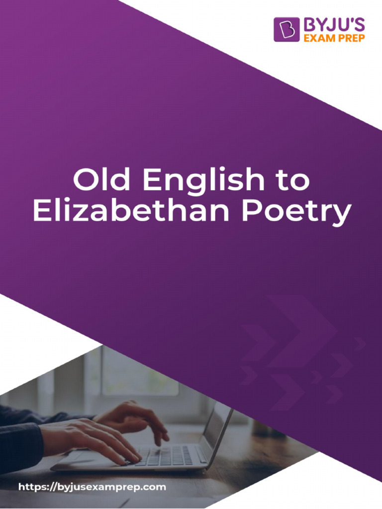 Old English To Elizabethan Poetry 42 | PDF | Poetry | Geoffrey Chaucer