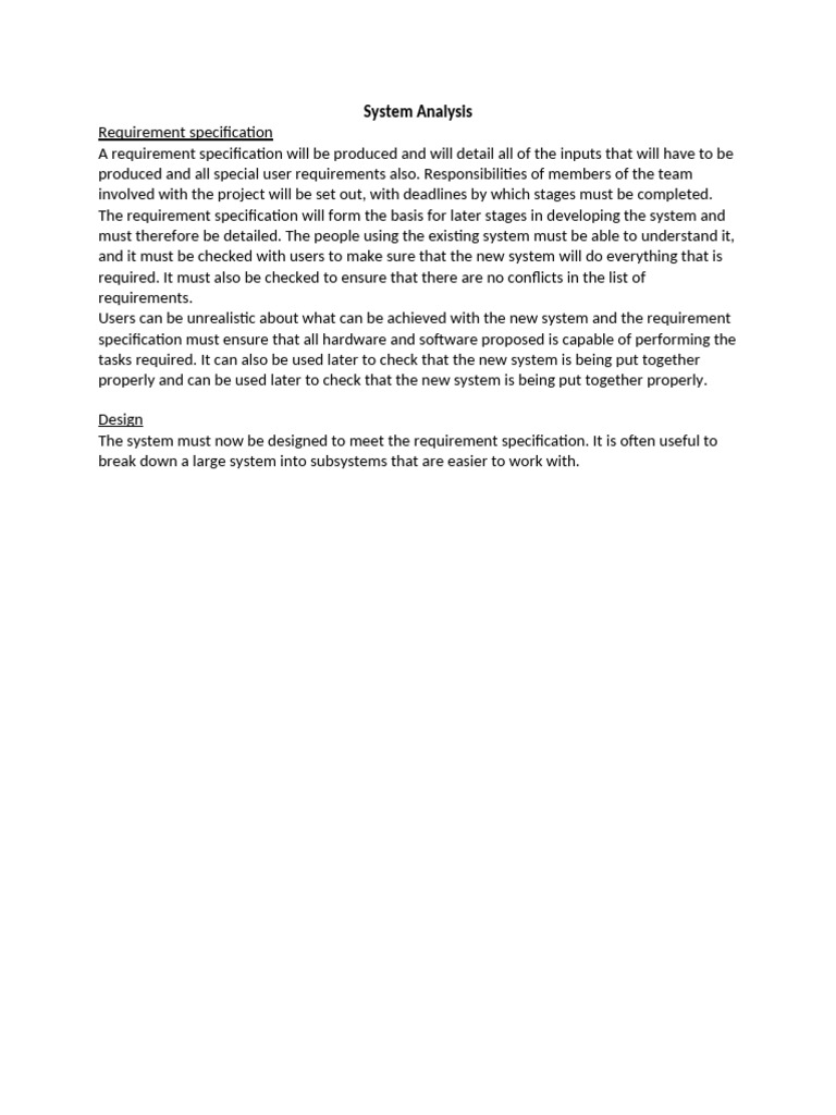 The System Life Cycle Pdf 2427