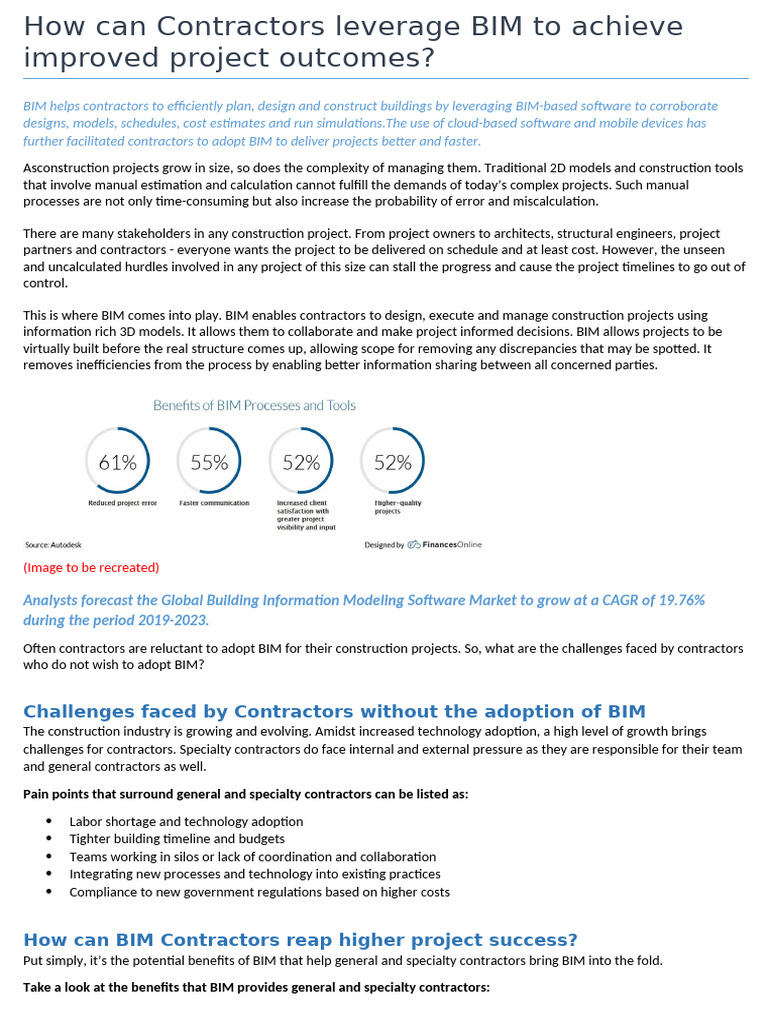 How Contractors Can Leverage BIM To Achieve Improved Project Outcomes ...