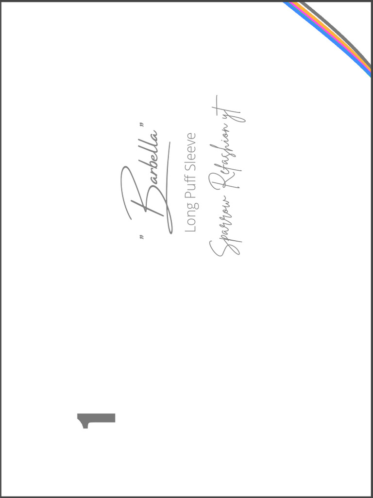 Free Puff Sleeve Pattern de SANDY | PDF