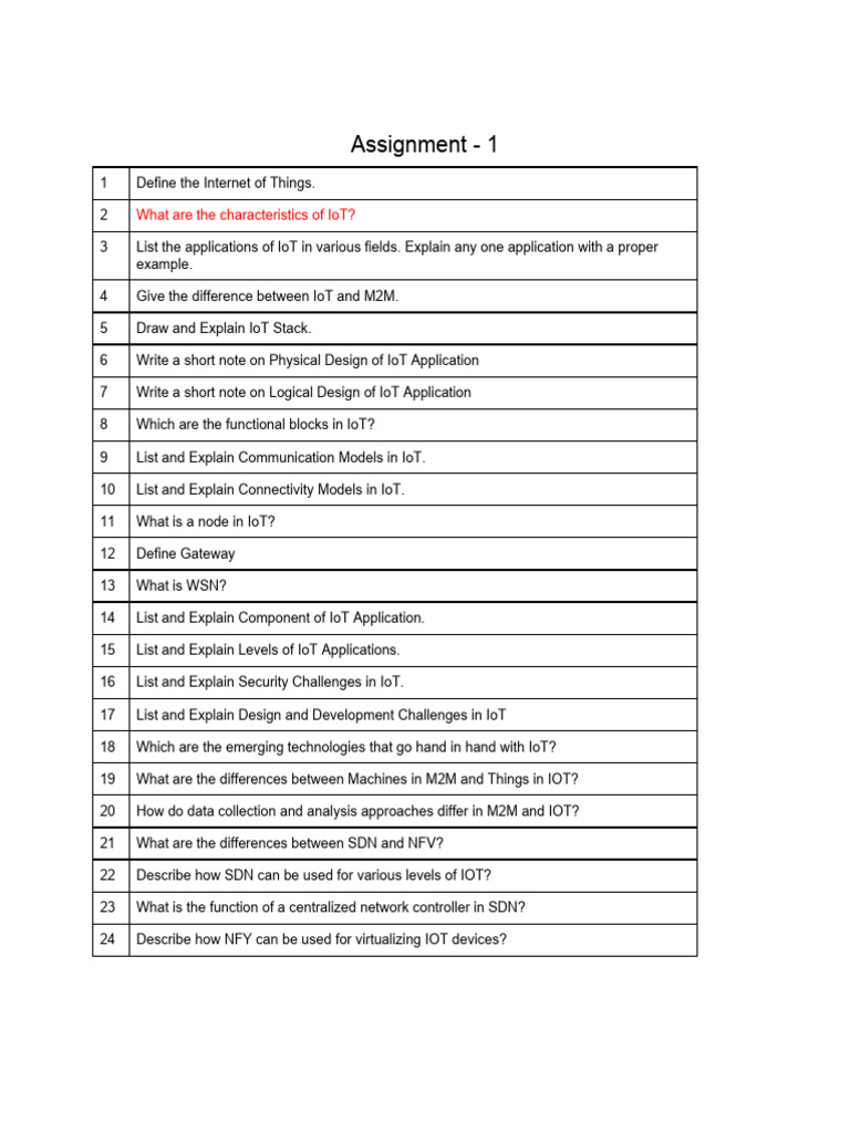 IOT_Assignment_1 | PDF