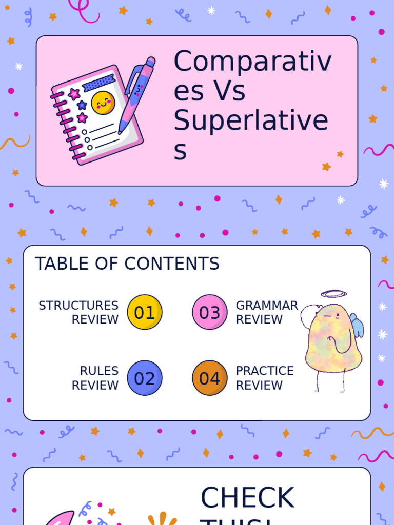 Comparatives Vs Superlatives | PDF