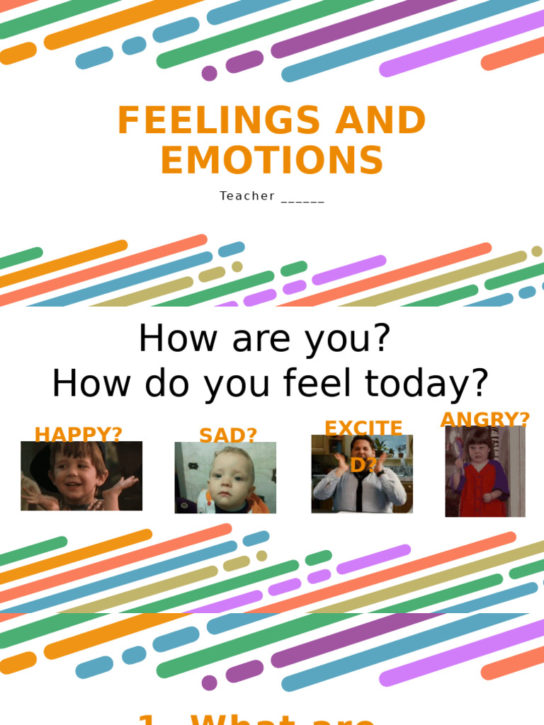FEELINGS AND EMOTIONS | PDF