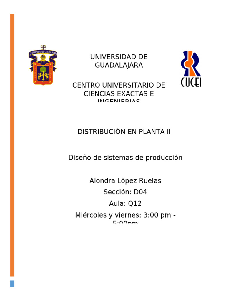 Distribución en Planta II | PDF