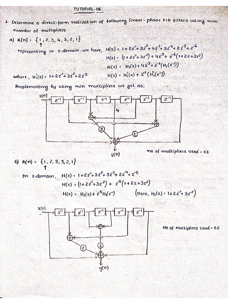 DSP Tutorial 6-10 | PDF