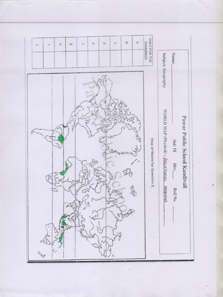 Equatorial Regions | PDF