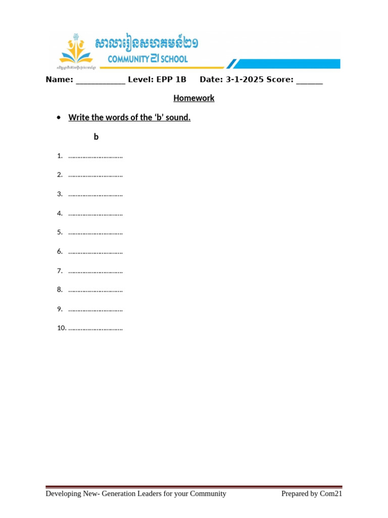 HW Epp 1B 3-7 .01. 2025 | PDF
