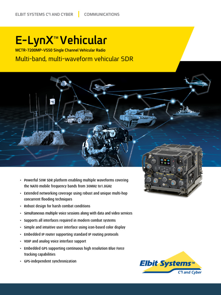 E-LynX MCTR-7200MP-VS50 Radio Overview | PDF | Software Defined Radio ...