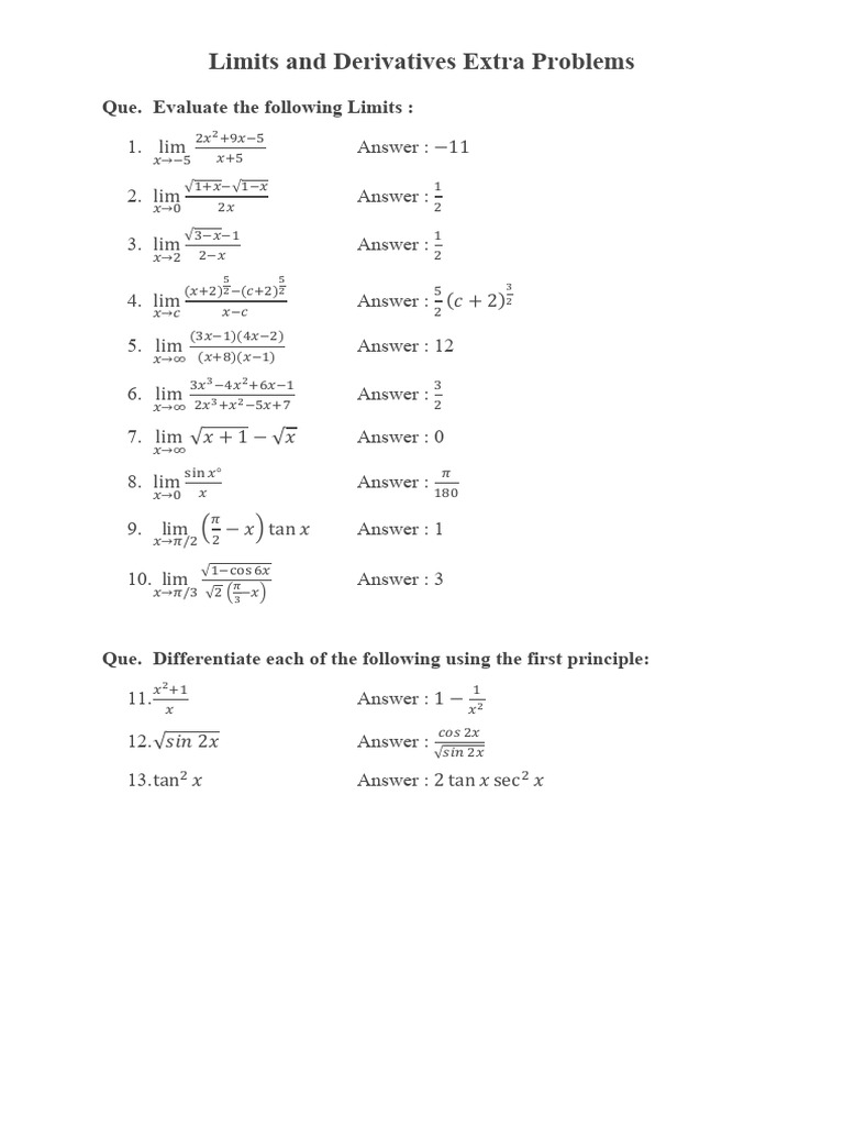 Ch-12 Extra Problems | PDF