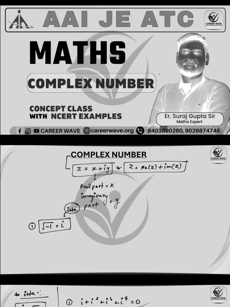 Complex Number - 1 | PDF