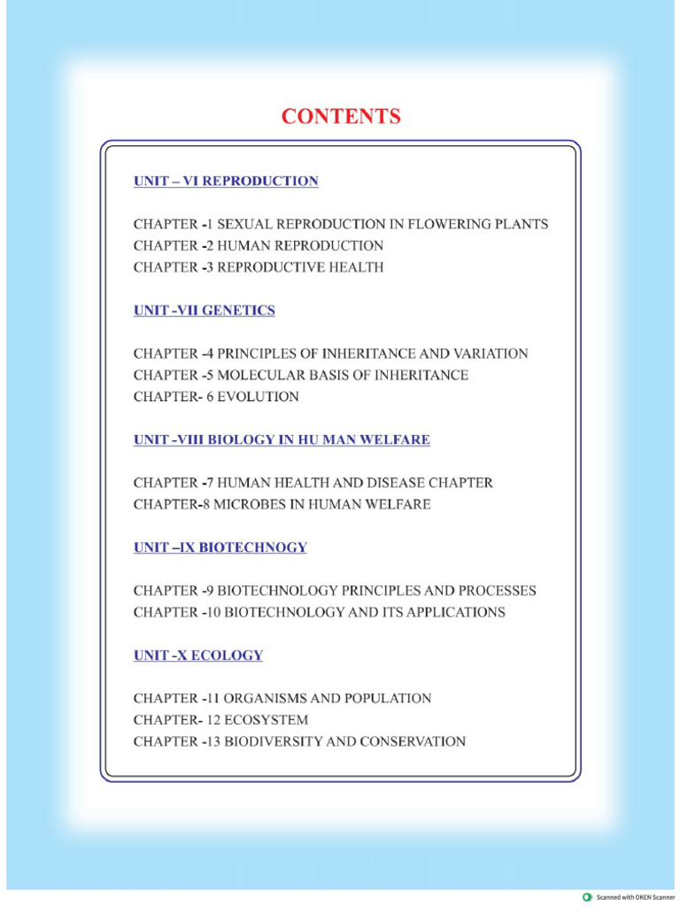 2nd Puc Biology Imp Questions | PDF