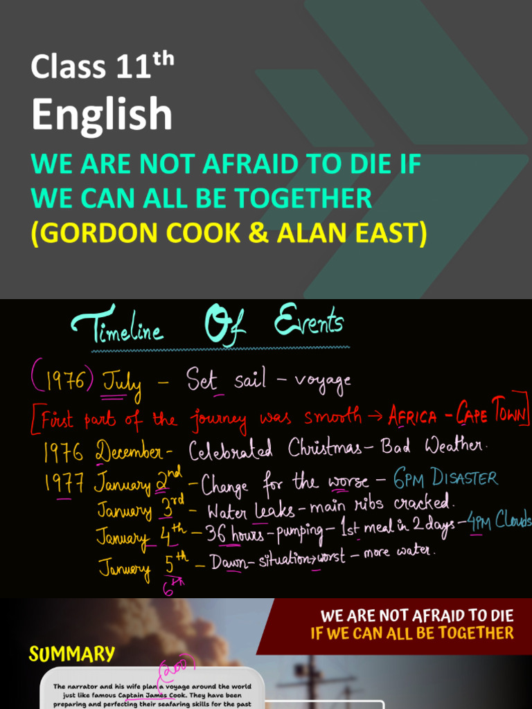 We Are Not Afraid To Die If We Can All Be Together | PDF