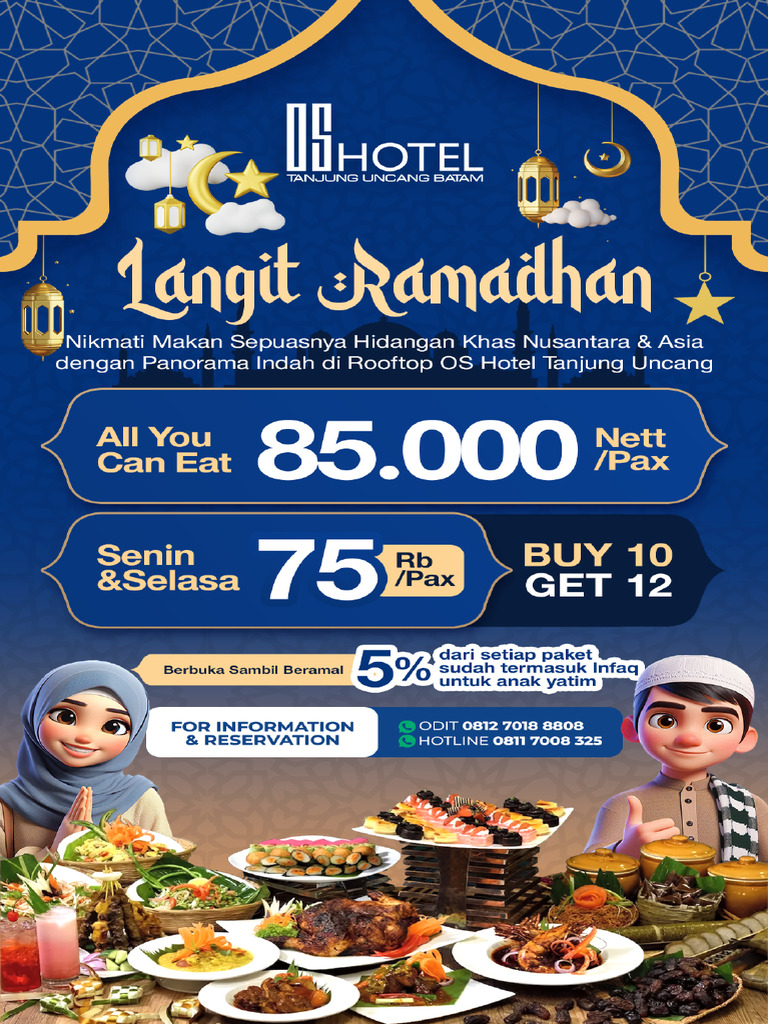 Menu Ramadhan 2025 Os Hotel Tanjung Uncang | PDF