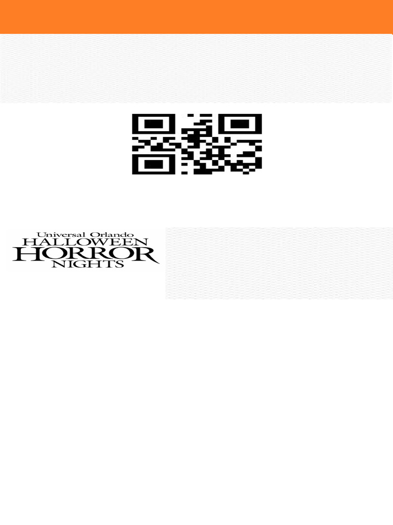 Halloween Horror Nights Ticket Details | PDF | Universal Orlando