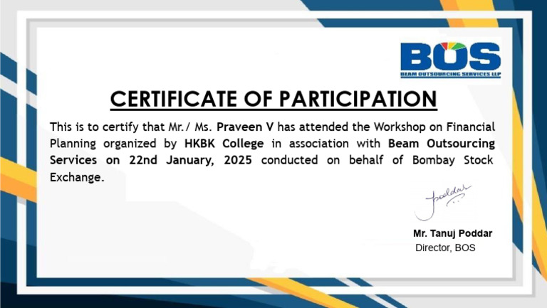 22.01.2025 - HKBK College | PDF