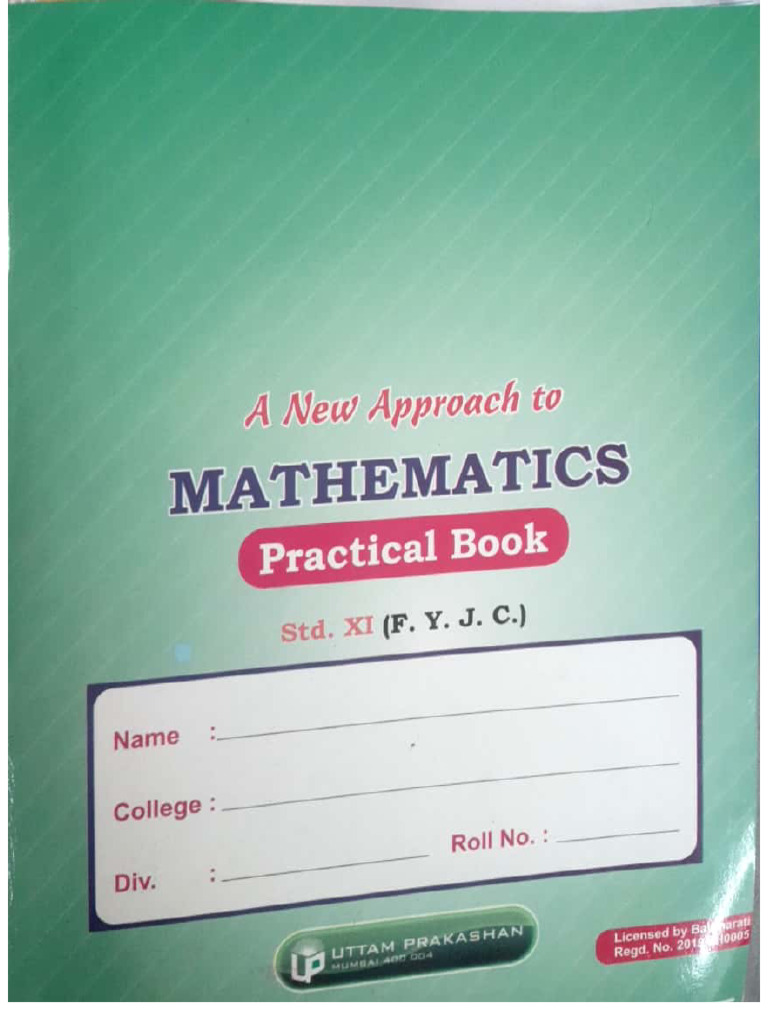 11th Maths Practical Book | PDF