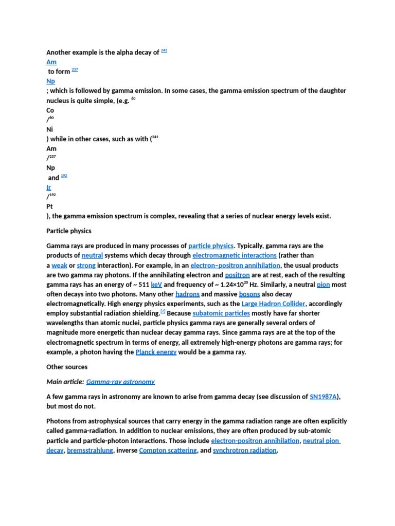 comic | PDF | Gamma Ray | Electron