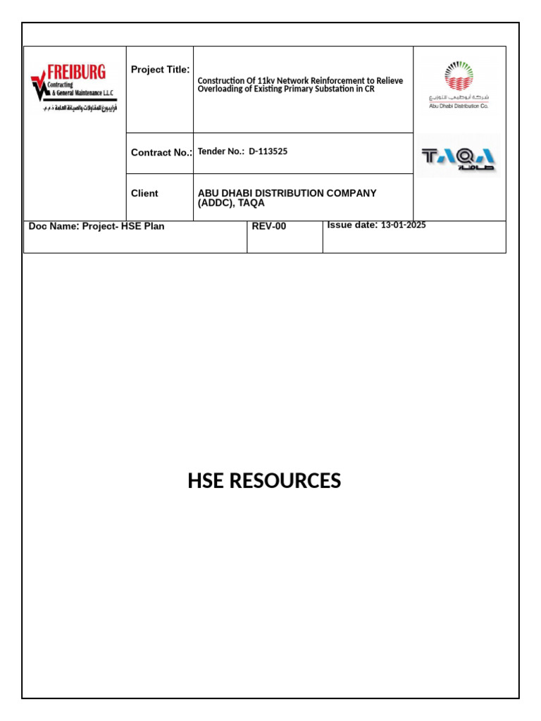 HSE RESOURCES | PDF | Safety | Occupational Safety And Health