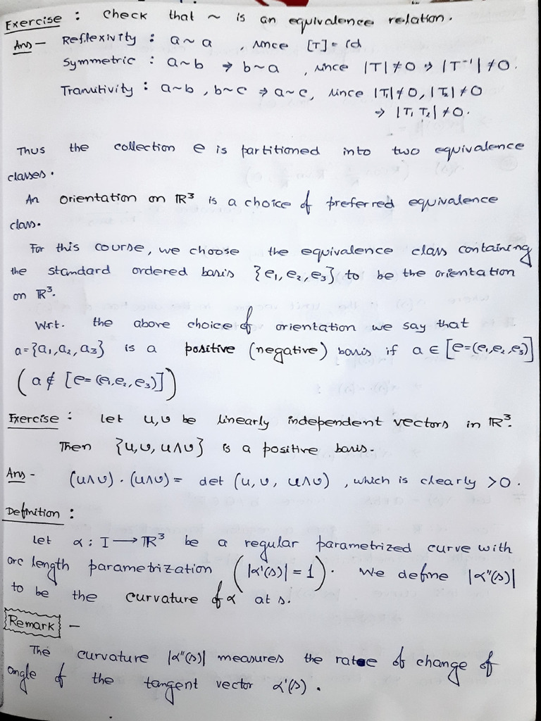 Understanding Curvature in R3 | PDF