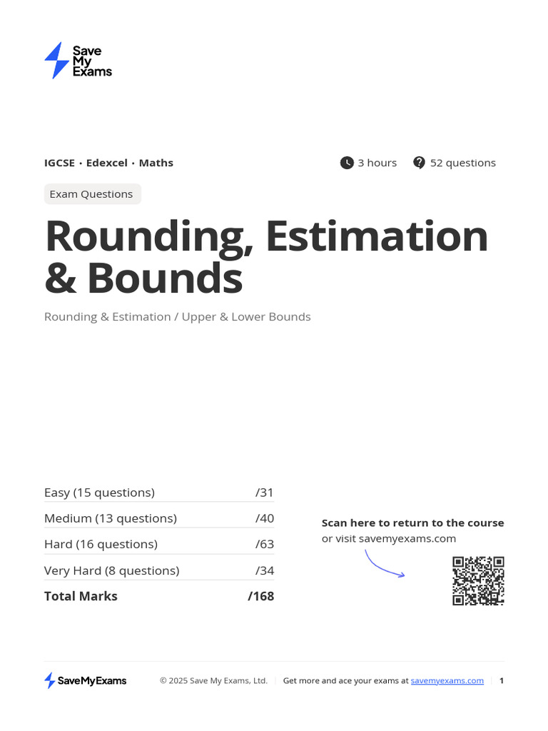Rounding Estimation and Bounds | PDF | Mathematics