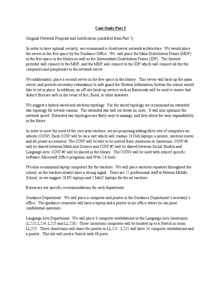 Christian Yates Case Study Part 3 | PDF | Personal Computers | Laptop