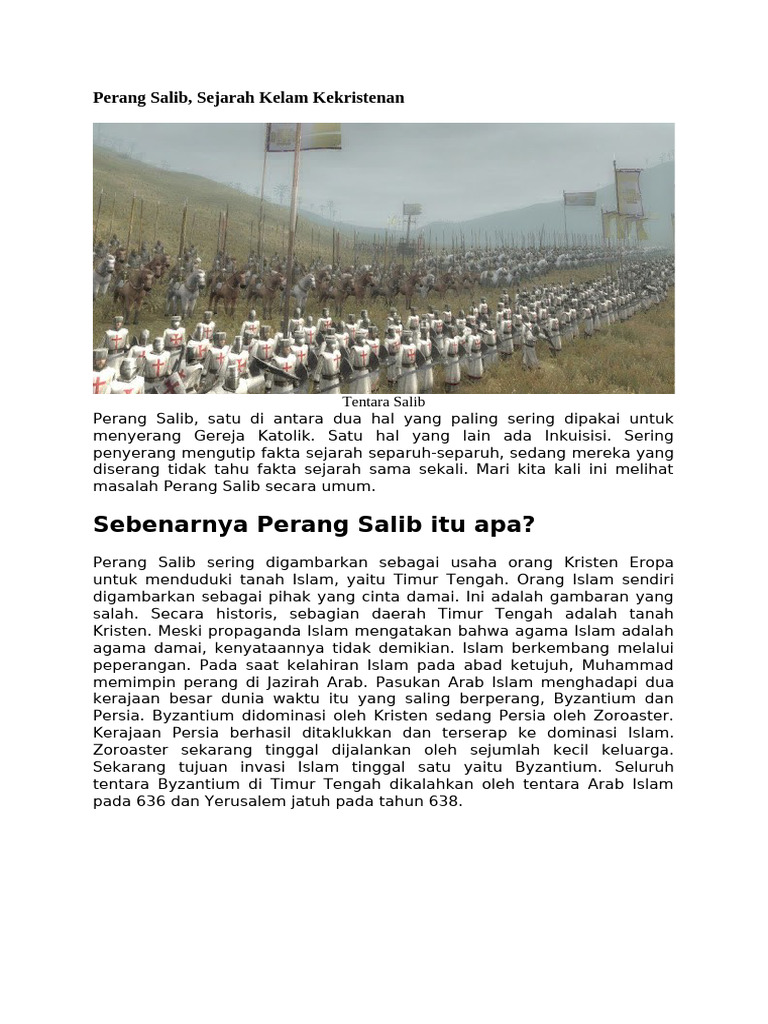 Perang Salib | PDF
