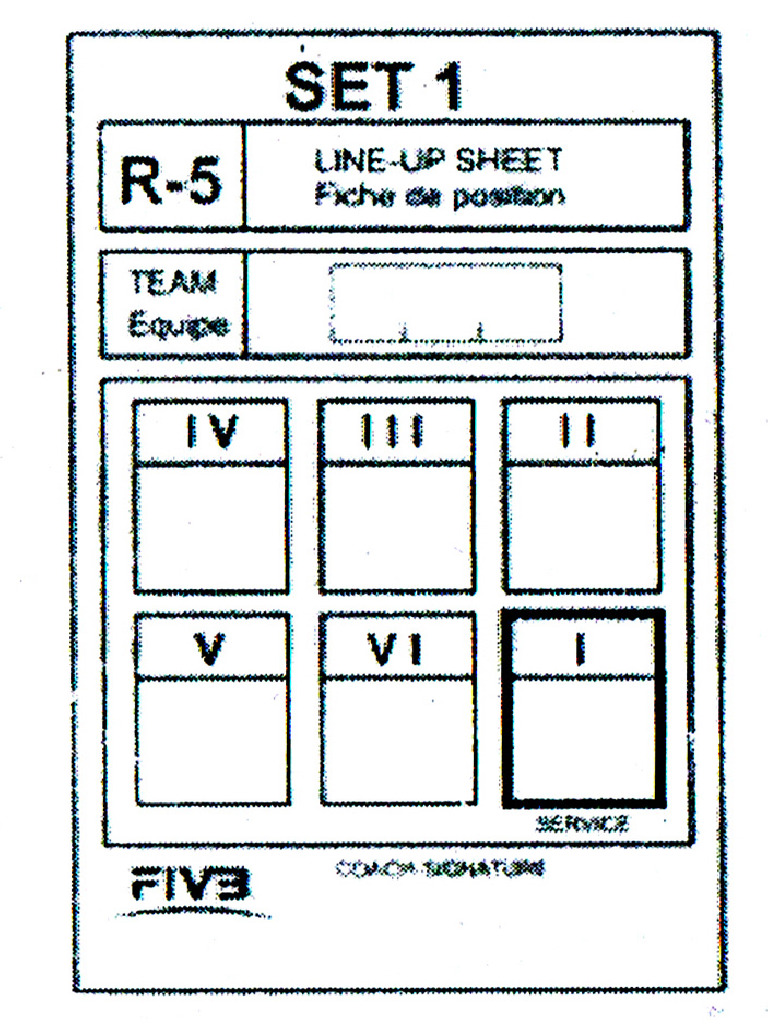 Lineup sheet | PDF