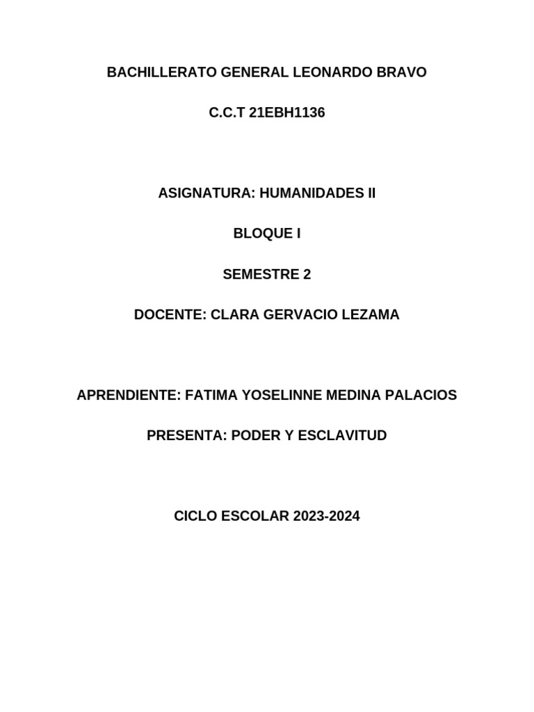 Poder y Esclavitud: Reflexiones Críticas | PDF | Esclavitud | Violencia