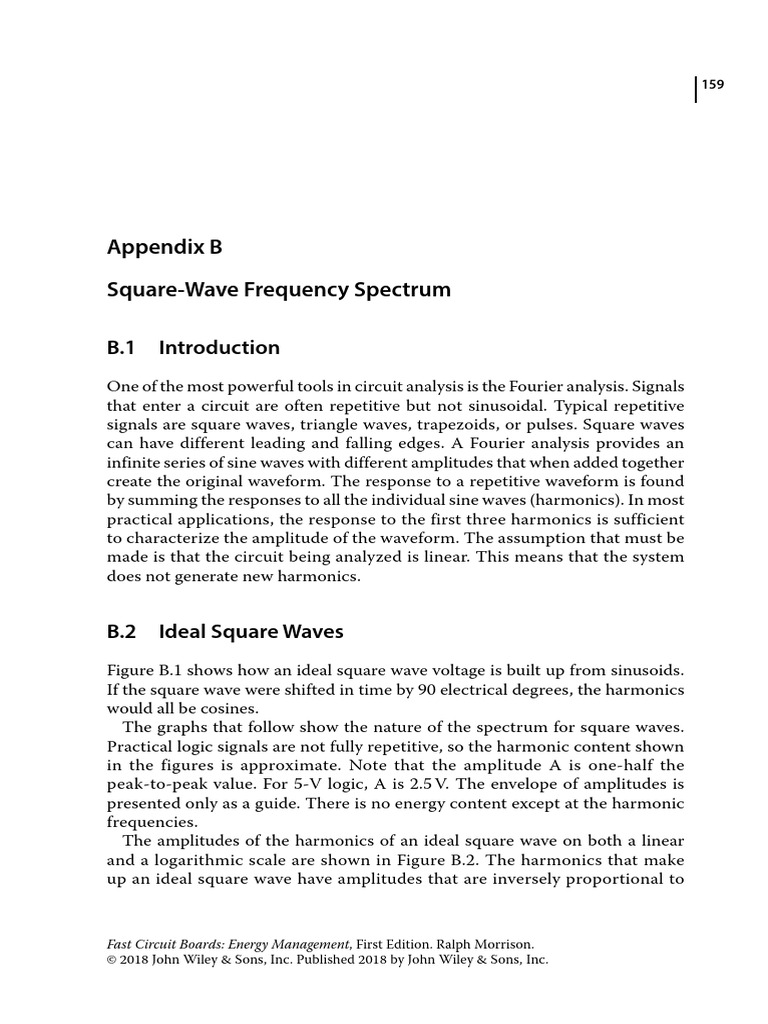 Square Wave Frequency Spectrum | PDF | Amplitude | Sine Wave