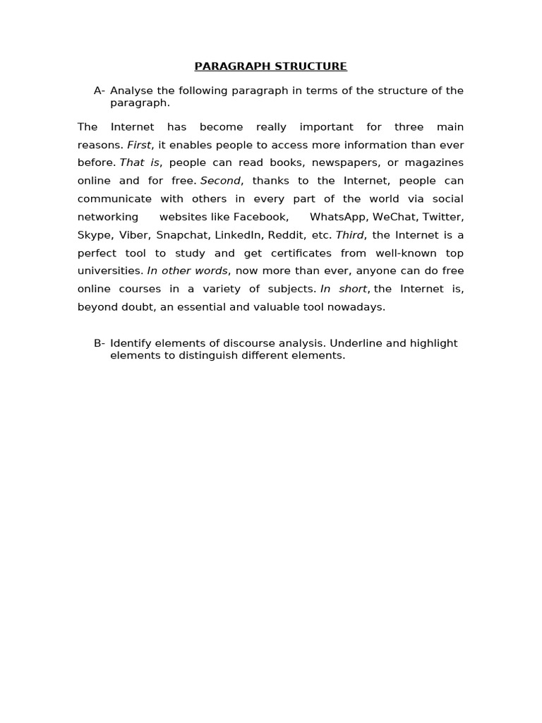 Discourse Analysis | PDF