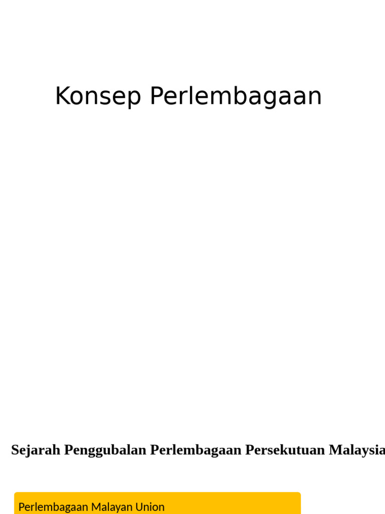 Konsep Perlembagaan | PDF