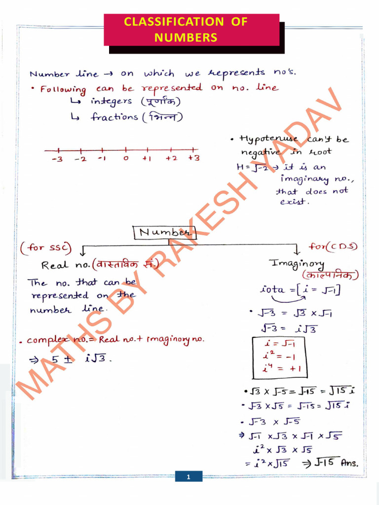 Classification of Number Notes 13-02 - 483747 - Crwill | PDF
