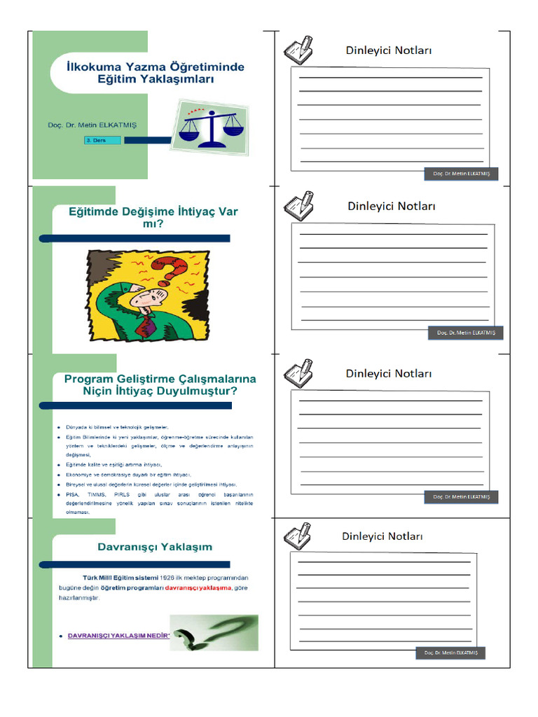 İlkokuma Yazma 3. Ders | PDF