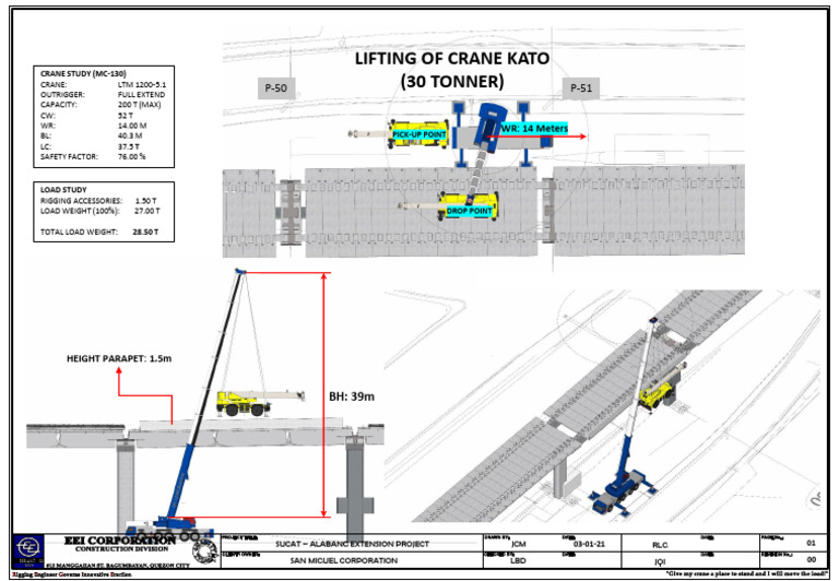 Crane Study for Construction Experts | PDF