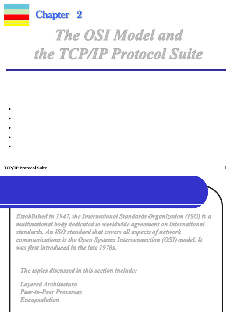 3-OSI and TCP_IP Models | PDF | Osi Model | Internet Protocol Suite