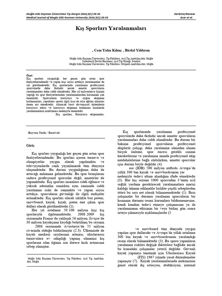 K - Sporlar - Yaralanmalar - (#382858) - 409776 | PDF