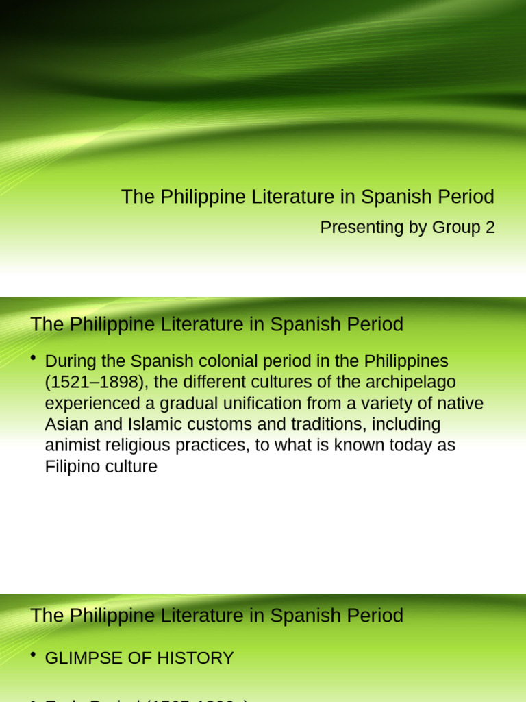 Philippine Literature During Spanish Era | PDF