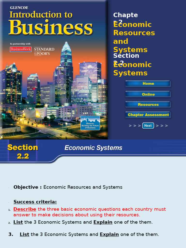 Understanding Economic Systems and Scarcity | PDF | Market Economy ...