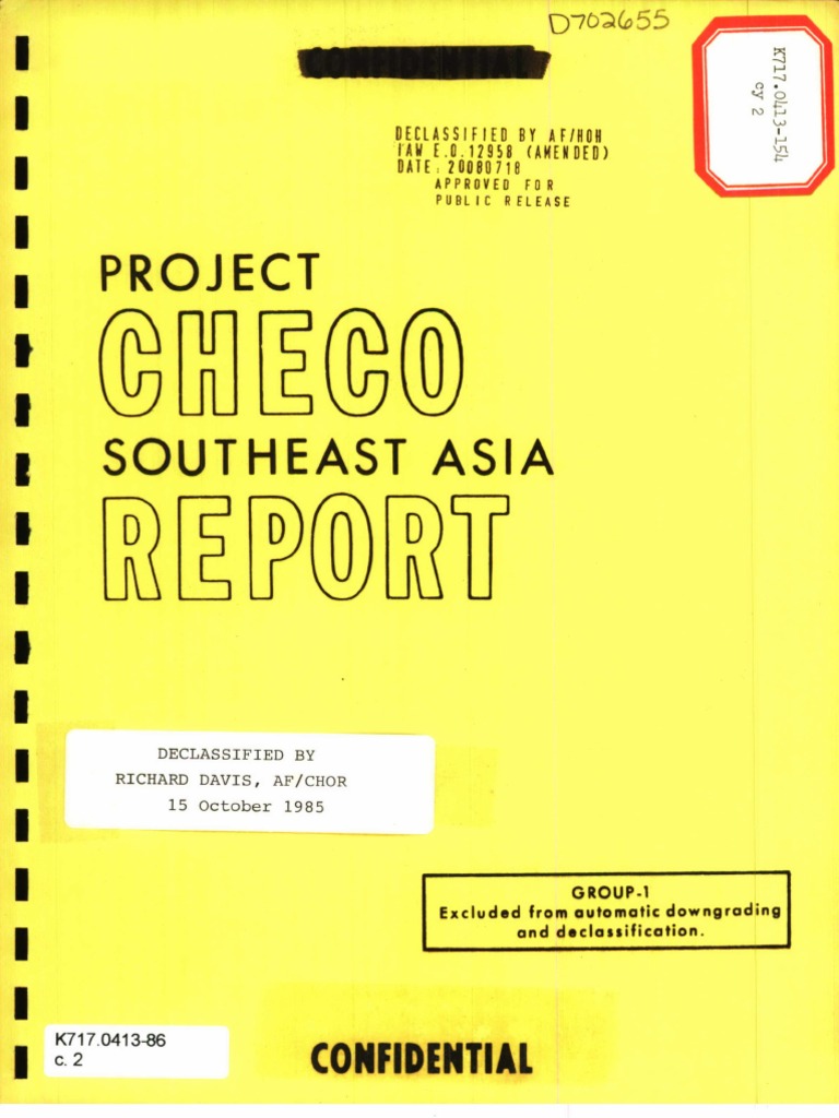 10-12-1970 Commando Vault (U) | PDF | United States Air Force | Bomb