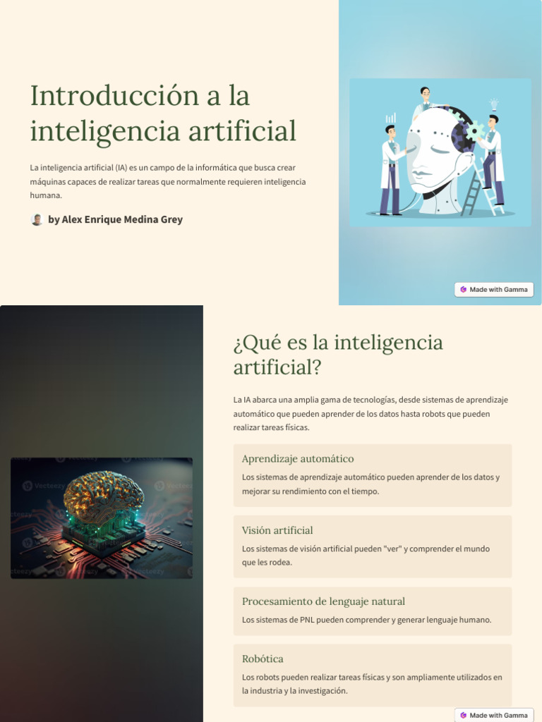 Introduccion a La Inteligencia Artificial | PDF | Inteligencia artificial | Inteligencia (IA) y ...