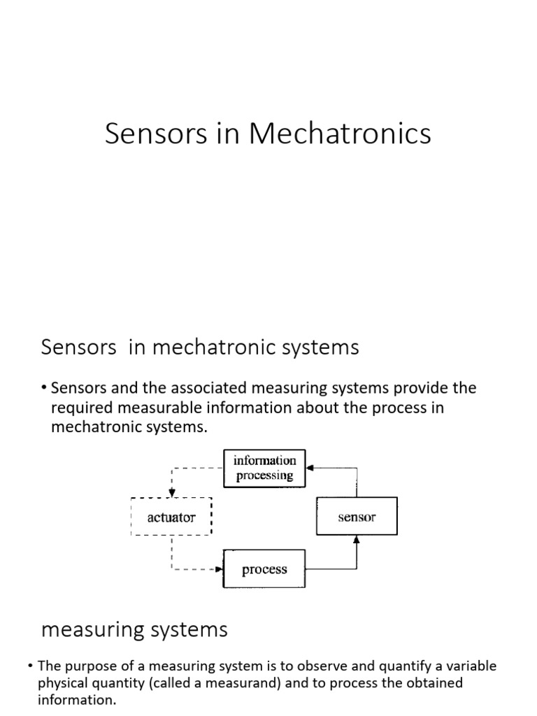 06-Sensors in Mechatronics | PDF | Inductor | Transformer