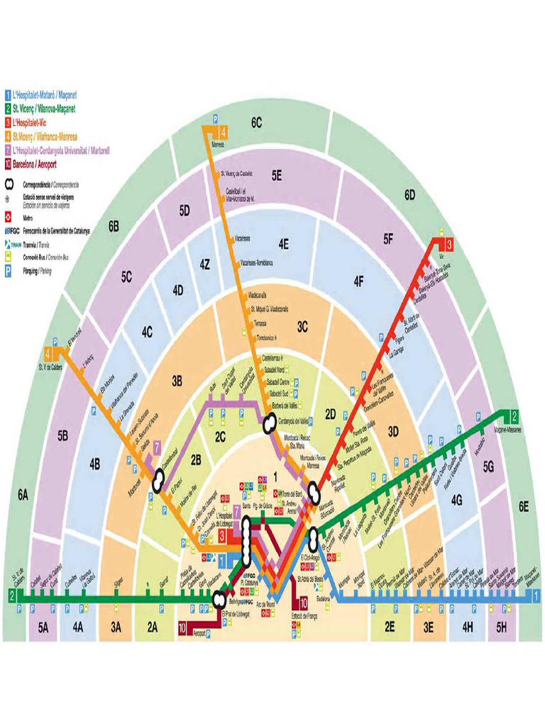 Mapa de Zonas Transporte Barcelona 240919 175013 | PDF
